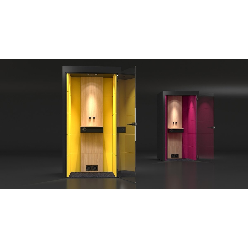 Silent Room S Small Soundproof Phone Booth Acoustic Pod with Fabric ...