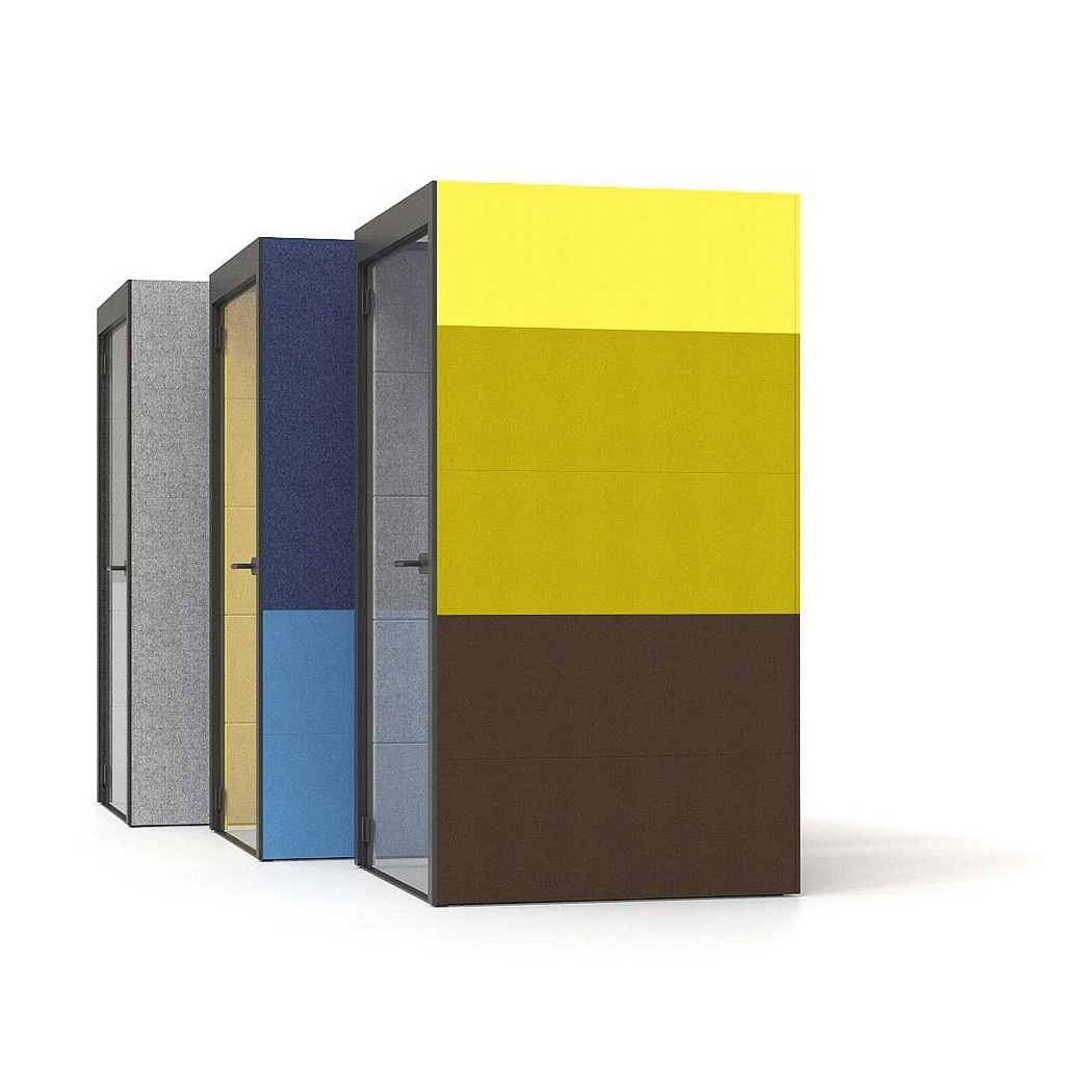 Silent Room S Small Soundproof Phone Booth Acoustic Pod with Fabric ...