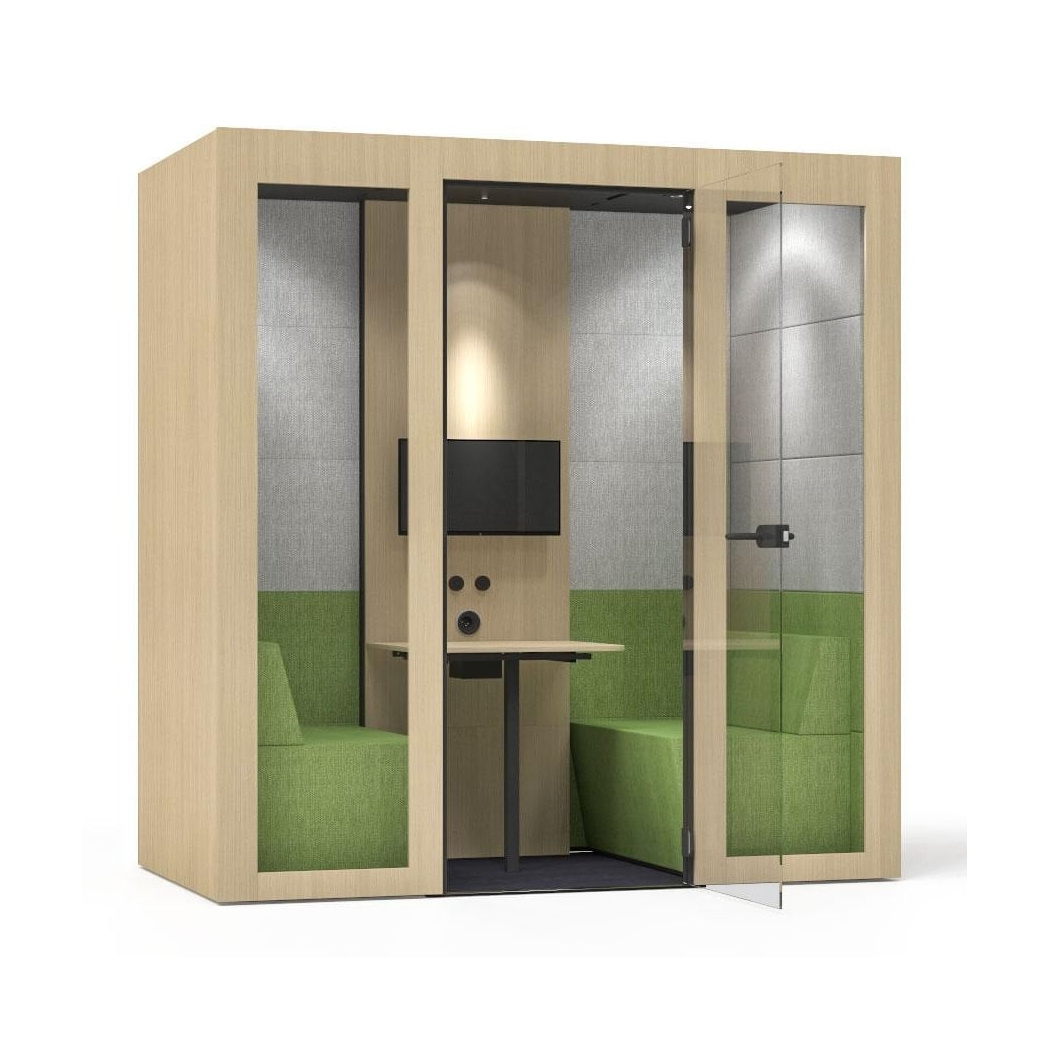 Silent Room M Medium Office Meeting Pod for 2 People with Melamine ...